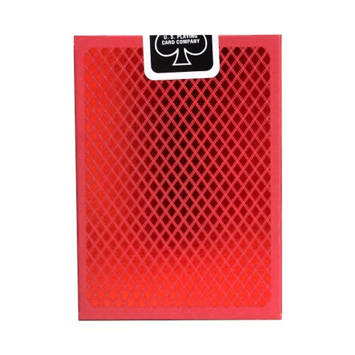 bee MetalLuxe™ Playing Cards - Red Foil Diamond Back, Standard Index