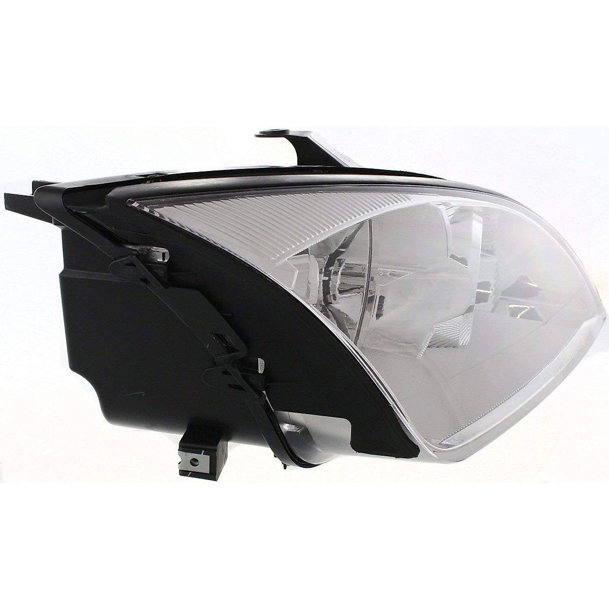 Evan Fischer Headlight Set Compatible with 2005-2007 Ford Focus Left Driver and Right Passenger Side Halogen With bulb(s)