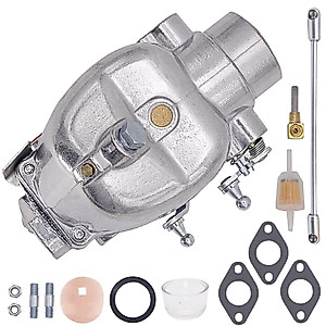 THUNDERMINGO Carburetor For Ford Tractor 2N 8N 9N Heavy Duty Marvel Schebler TSX33 TSX241 Replacement For 8N9510C-HD 8N9510C 9N9510A B3NN9510A,Carb with Fuel Sediment Bowl, Gasket and Bolts