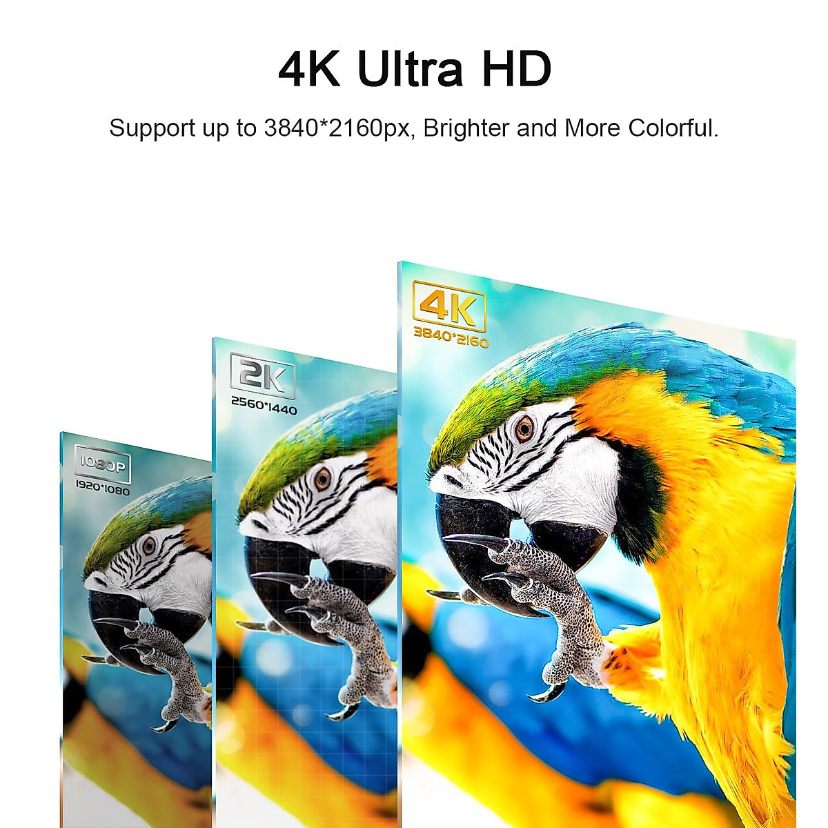 Cheges HDMI Cable 4K 60 Hz 20 ft, High Speed HDMI 2.0 Cables, 18Gbps, 4K @ 60Hz, Ultra HD, 2160P,1080P, ARC, 3D, HDCP 2.2 Cord Braided, for Laptop, Monitor, PS5, PS4, Xbox One, Fire TV