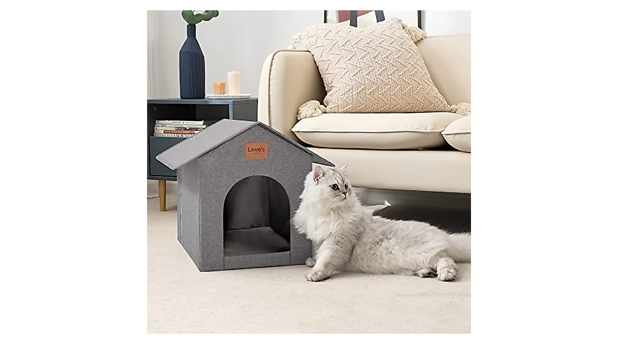 Love's Cabin Waterproof Outdoor Cat House for All Seasons