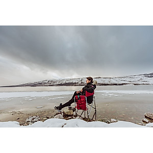 Picnic TIME Coca-Cola Enjoy Coke Sports Chair with Side Table, Beach Chair, Camp Chair for Adults, (Red)
