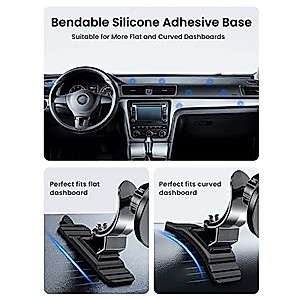 Ciencimy Compatible with Magsafe Car Mount, Magnetic Dashboard Car Mount Fit for MagSafe Case iPhone 14 13 12 Pro Max Mini Plus, 360° Adjustable, Strongest Magnet Magnetic Car Mount for All Phone