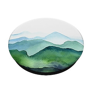 Mountains Watercolor PopSockets Standard PopGrip