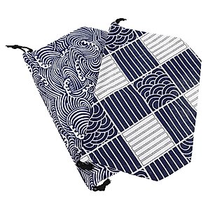 ABOOFAN 2pcs Bento Bag Lunch Bag Lunch Container Bag Cute Tote Bag Book Tote Bag for Women Reusable Tote Cooler Bag Lunch Handy Bento Storage Bag Bento Carrying Bag Cloth Drawstring Japan