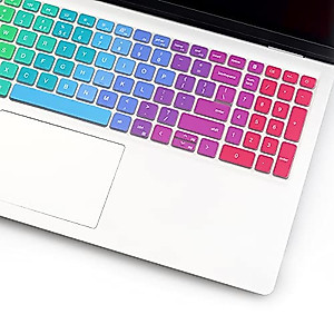 Keyboard Cover for 15.6 Dell Inspiron 3510 3511 3515 3525 3530 3535 5510 5515 5518 7510, Inspiron 16 7610, Vostro 15 3510 5510 5515, Latitude 3520, Inspiron 15 3000 5000 7000 (Not Fit Dell G5 G15)