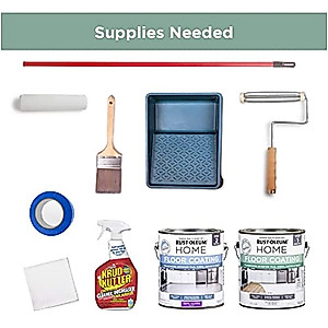 Rust-Oleum 358870 Floor Coating Top Coat Semi-Gloss Clear Quart