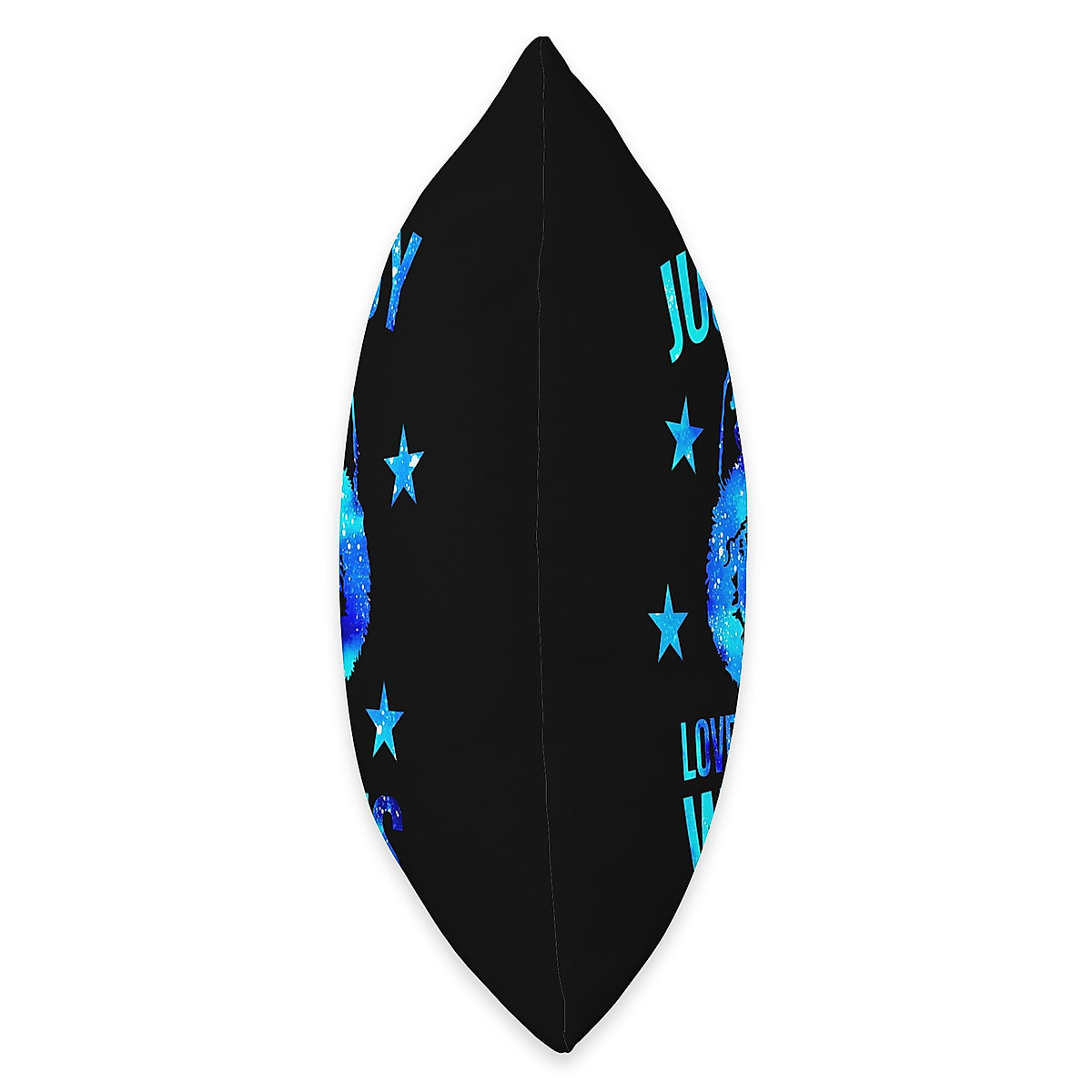 Just a Boy who Loves Wolves TS Co. Just a Boy Who Loves Wolves Galaxy Space Wolf Lover Themed Throw Pillow, 16x16, Multicolor