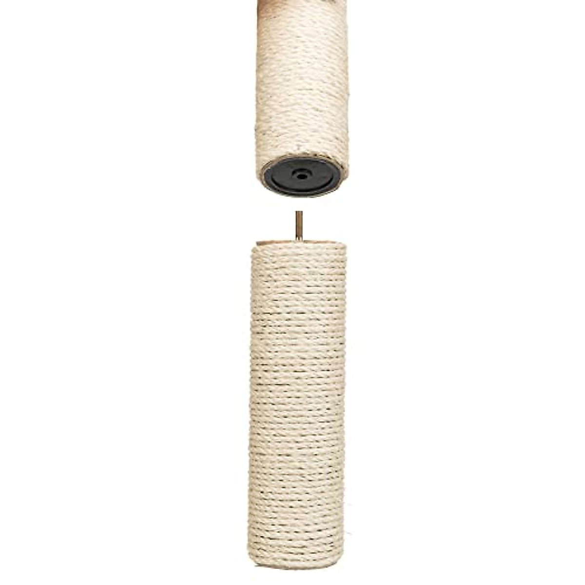 TRIXIE Replacement Sisal Post for Scratching Posts, Cat Trees and Cat Towers, 3.5 in x 11.8 in (9 x 30 cm)