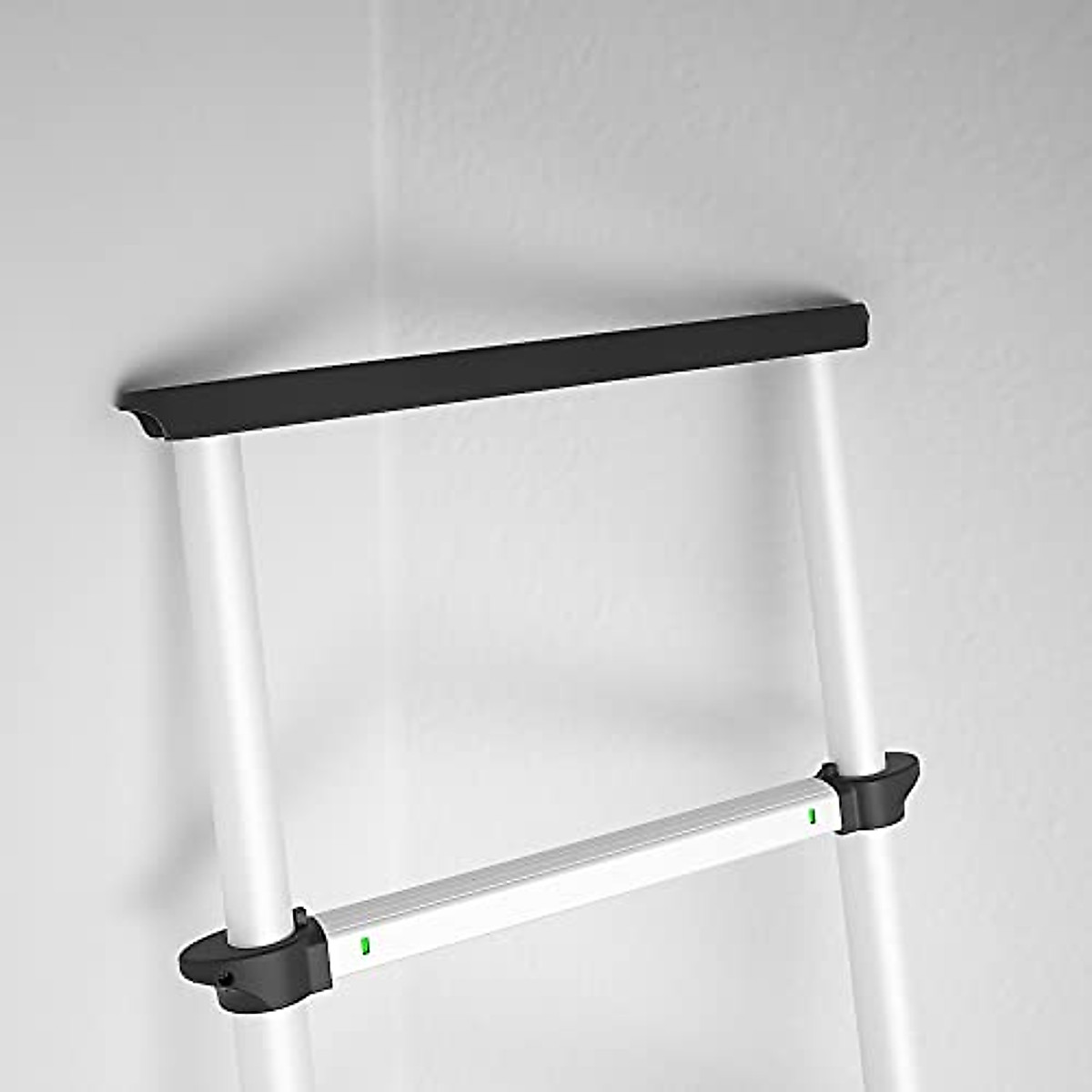 COSCO SmartClose 8.5-ft Telescopic Ladder, 300 lb. Weight Capacity, ANSI Type 1A Rating (Aluminum), 12 ft Reach Height