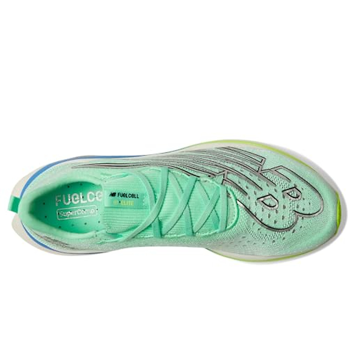 New Balance Women's FuelCell SuperComp Elite V3 Running Shoe, Bright Mint/Pixel Green, 6