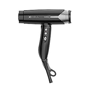GAMMA+ XCell Professional Ultra-Lightweight Hair Dryer Digital Motor Ionic Technology Whisper Quiet 12 Heat/Speeds, Matte Black