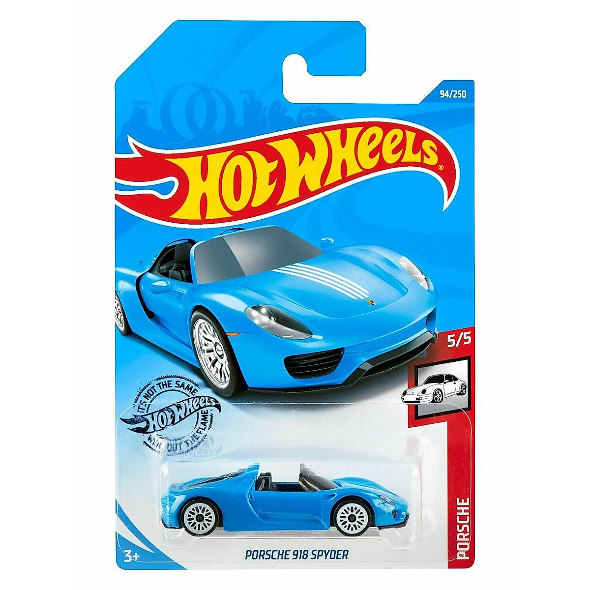 Hot Wheels 2020 Porsche 918 Spyder, Blue 94/250