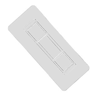 AUNMAS 6 Pack Shower Caddy Adhesive Replacement, Adhesive Shower Hooks Strong Adhesive Wall Hooks Waterproof Adhesive Hooks for Bathroom Tissue Box Toothbrush Holder