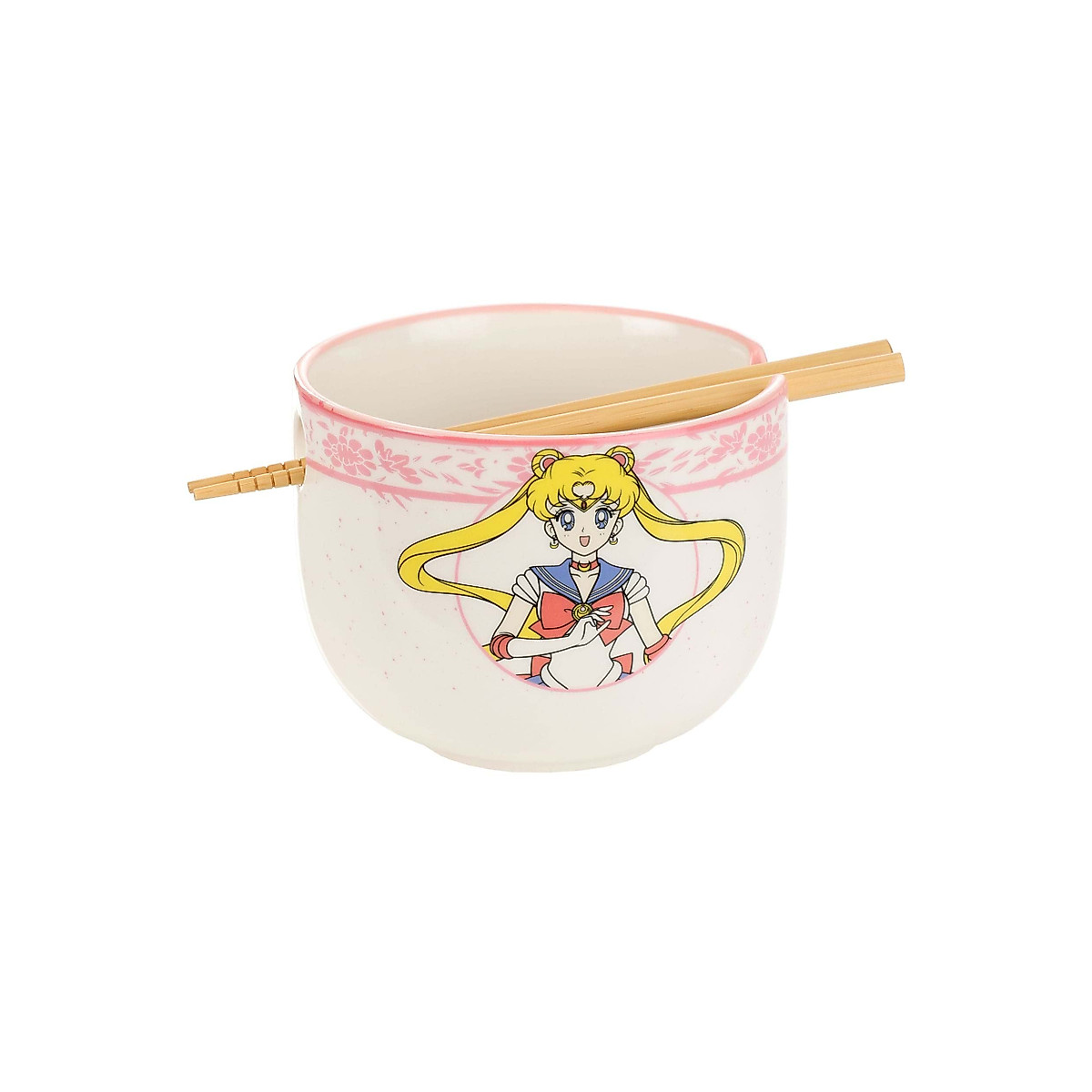 JUST FUNKY Sailor Moon Noodle Bowl with Chopsticks Standard