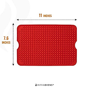 Air Fryer Liner Accessories for Ninja Foodi XL Smart FG551 6-in-1 Indoor Grill, Reusable Heat Resistant Mat for Air Fryer, Ninja Foodi Accessories, Easy Clean Replacement for Parchment Paper