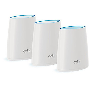 NETGEAR Orbi (RBK43-200NAS) AC2200 Tri-Band Mesh Wi-Fi System (3-pack)