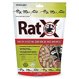 EcoClear Products 620100-6D RatX All-Natural for All Speices Rat and Mouse, 8 oz. Bag
