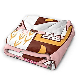Throw Blankets Soft Cozy and Lightweight for Couch Sofa Bedroom Suitable for Spring Summer