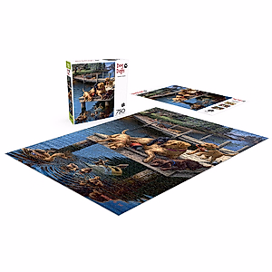 Buffalo Games - James A. Meger - Summer School - 750 Piece Jigsaw Puzzle for Adults -Challenging Puzzle Perfect for Game Nights - Finished Size is 24.00 x 18.00