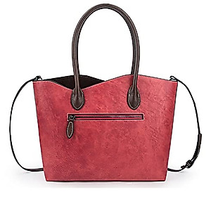 LHLLHL European and American Style Women's Handbag Flower Tote Bag Women's Messenger Shoulder Bag (Color : D, Size : 31.5 (P)*26 (T)*11 (L) cm)