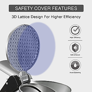 VIVOHOME Electric Portable Compact Countertop Automatic Ice Cube Maker Red with Electric Ice Shaver Snow Cone Maker