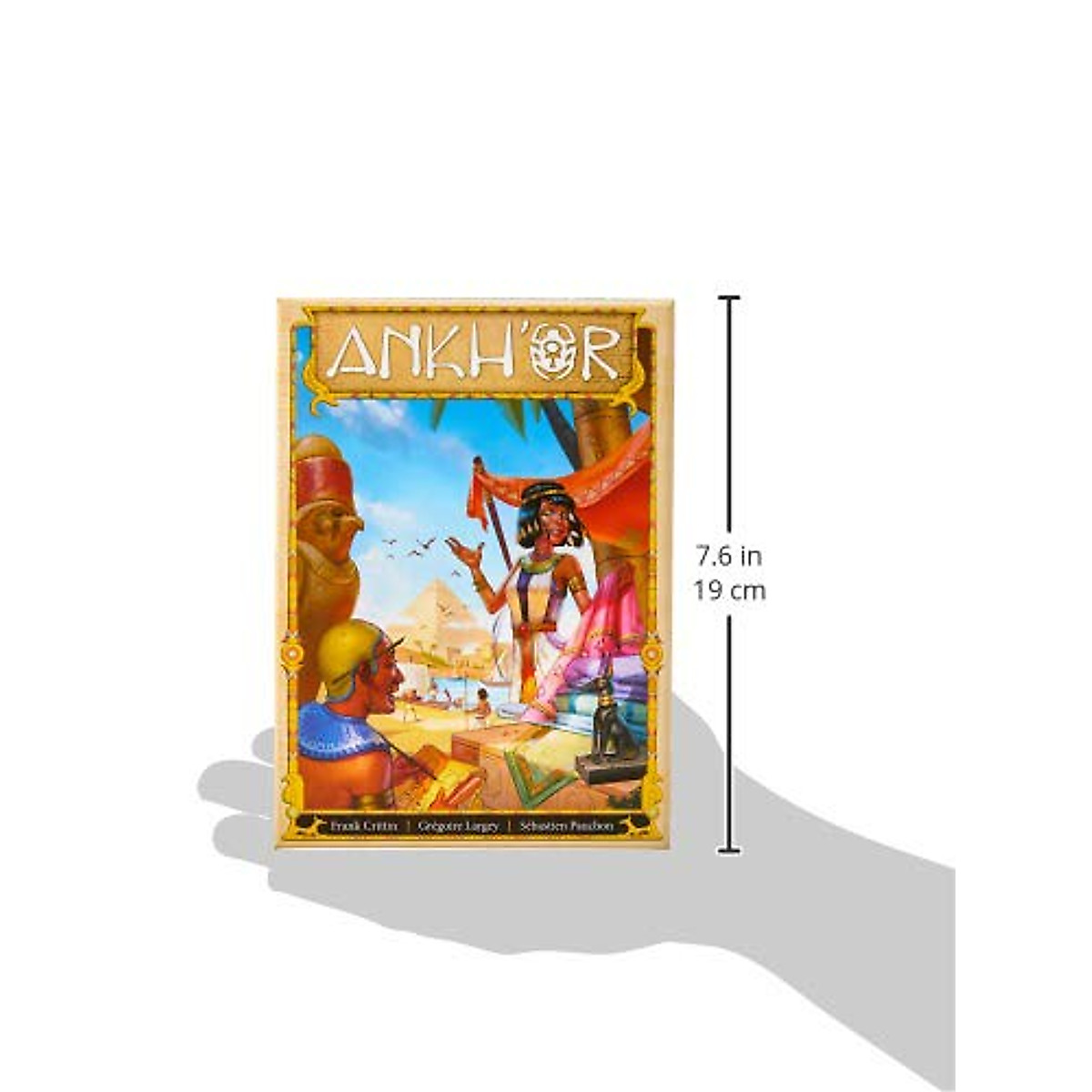 Ankh'or Board Game - Ancient Egyptian Marketplace and Building Strategy Game, Fun Family Game for Kids & Adults, Ages 8+, 2 Players, 30 Minute Playtime, Made by Space Cowboys