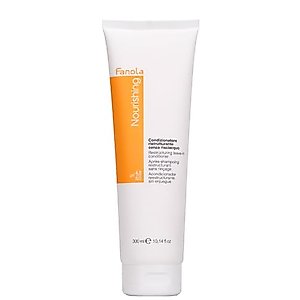 Fanola Restructuring Leave In Conditioner - Hydrating Hair Care with Frizz Control & Breakage Repair - Made with Linseed Oil & Milk Proteins for Instant Hair Shine (10.14 oz)