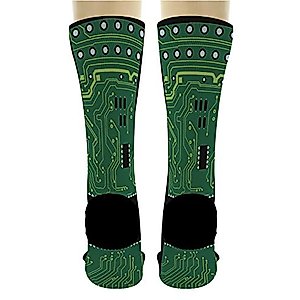Computer Geek Gifts Computer Socks Computer Christmas Gifts Coding Socks 1-Pair Novelty Crew Socks