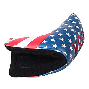 USA Starts and Stripes Golf Putter Head Cover Blade Putter Covers for Scotty Cameron Taylormade Odyssey Golf Builder