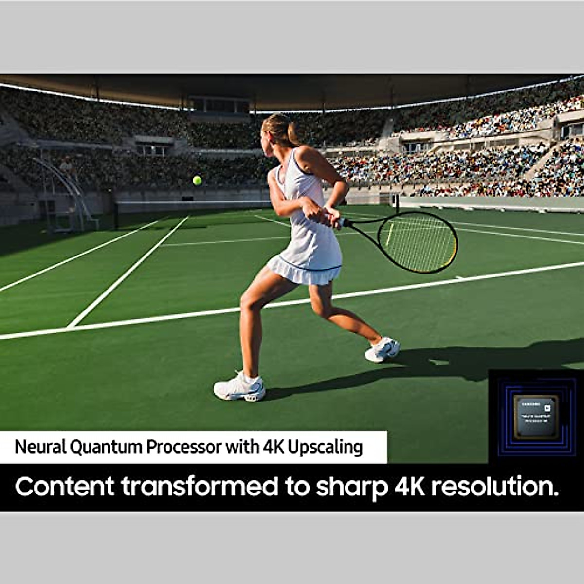 SAMSUNG QN55S90CAFXZA 55 Inch 4K OLED Smart TV with AI Upscaling with a LL11-B1 Super Slim Fixed-Position Wall Mount for 40" - 85" TVs (2023)(USED)