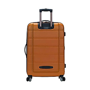 Rockland Melbourne Hardside Expandable Spinner Wheel Luggage, ORANGE, 3 Piece (20"/24"/28")