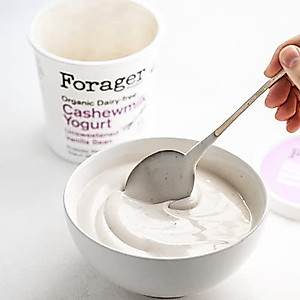 Forager Project Organic Cashewmilk Yogurt, Unsweetened Vanilla Bean, 24-Ounce