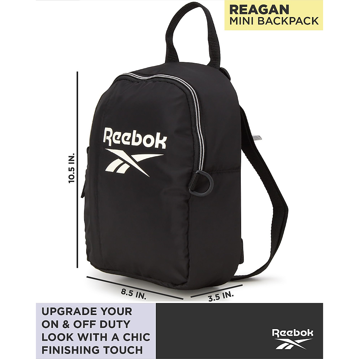Reebok Women's Backpack - Sydney Lightweight Mini Shoulder Purse - Casual Gym Bag for Kids, Teens, and Adults, Size One Size, Deep Quartz