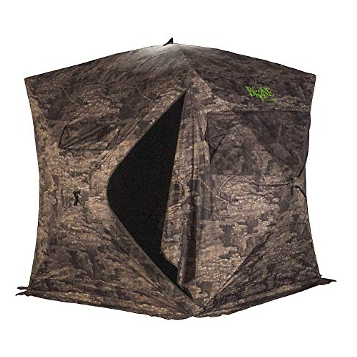 Rhino Blinds x Bone Collector R600BC-RTT 3 Person Hunting Ground Blind, Realtree Timber
