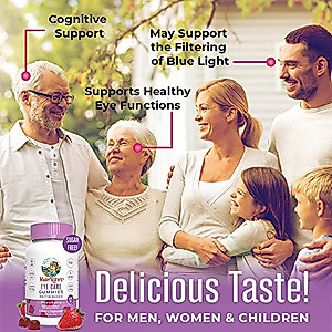 Adult Multivitamin Multimineral Gummies & Eye Care Gummy Vitamins Bundle by MaryRuth's | Vitamin C, Vitamin D and E | B Vitamins | Biotin | Zinc | Supplements for Eye Health, Vegan, Non-GMO