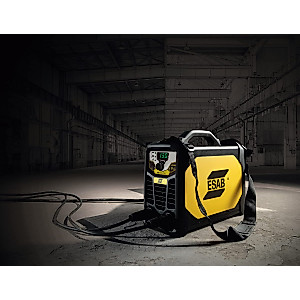 ESAB 0700500091 MINIARC Rogue ES 130i Stick Welding System, Dual Voltage Input, Adjustable Hot Start/Arc Force, Stick 6010 Mode, Power Factor Control, Electrodes up to 1/8", IP23S designed