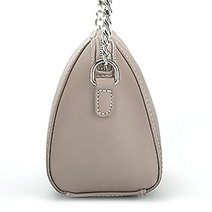 DAVID - JONES INTERNATIONAL. Lightweight Crossbody Phone Bag for Women, Small Shoulder Bag Cell Phone Wallet Purses and Handbags with Chain Strap,Vegan Leather Camel Purse