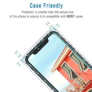 HPTech 2-Pack Tempered Glass for Apple iPhone 11, iPhone XR [6.1-inch] Screen Protector, Easy to Install, Bubble Free, 9H Hardness