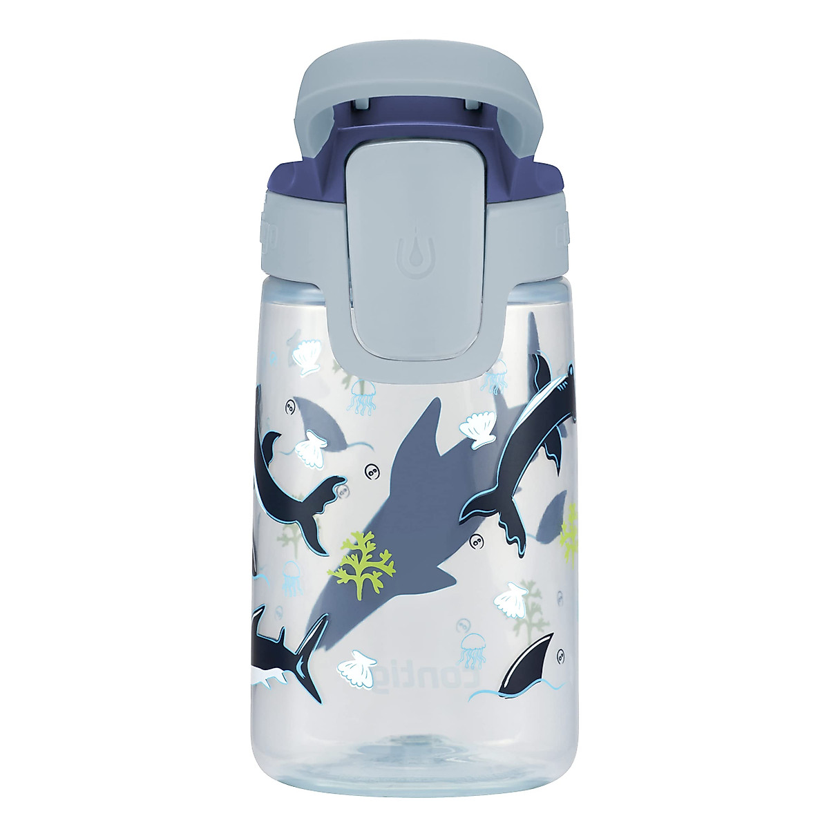 Contigo Gizmo Sip kids’ drinking bottle; BPA-free, robust water bottle; 100% leak-proof; intuitive drinking at the press of a button; easy-clean; ideal for preschool, daycare, school, sports; 14 oz
