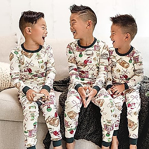 Burt's Bees Baby Baby Girls' Pajamas, Tee and Pant 2-Piece Pj Set, Cute as a Button, 3T