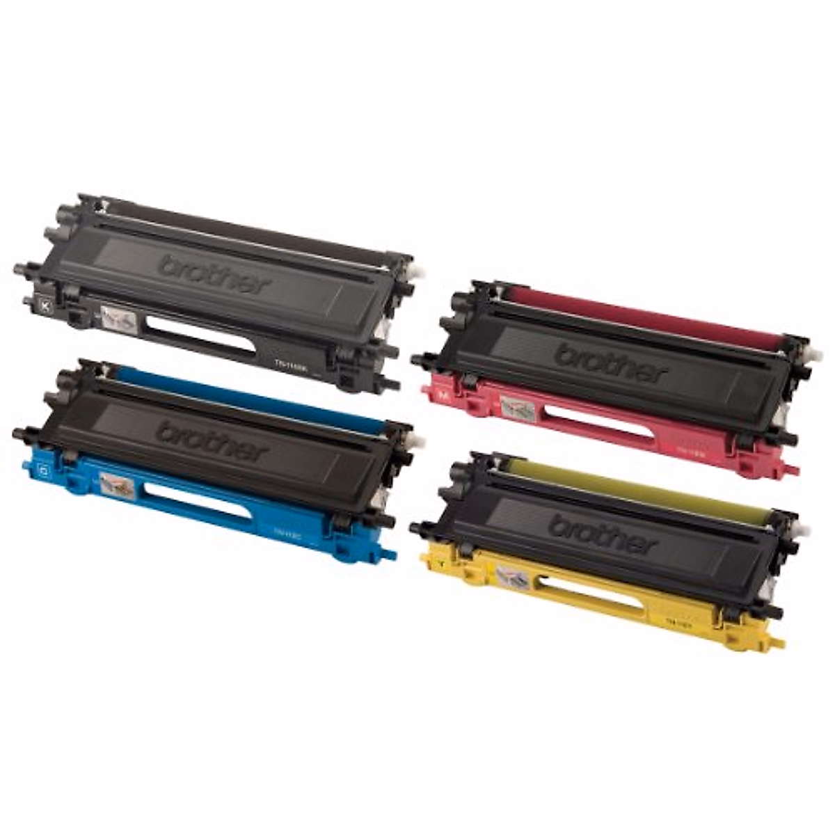 Genuine Brother TN115 Black TN110 Color (C/M/Y) Toner Cartridge 4-Pack