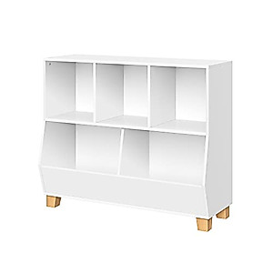 RiverRidge Kids Catch-All Multi-Cubby 35", White Toy Organizer