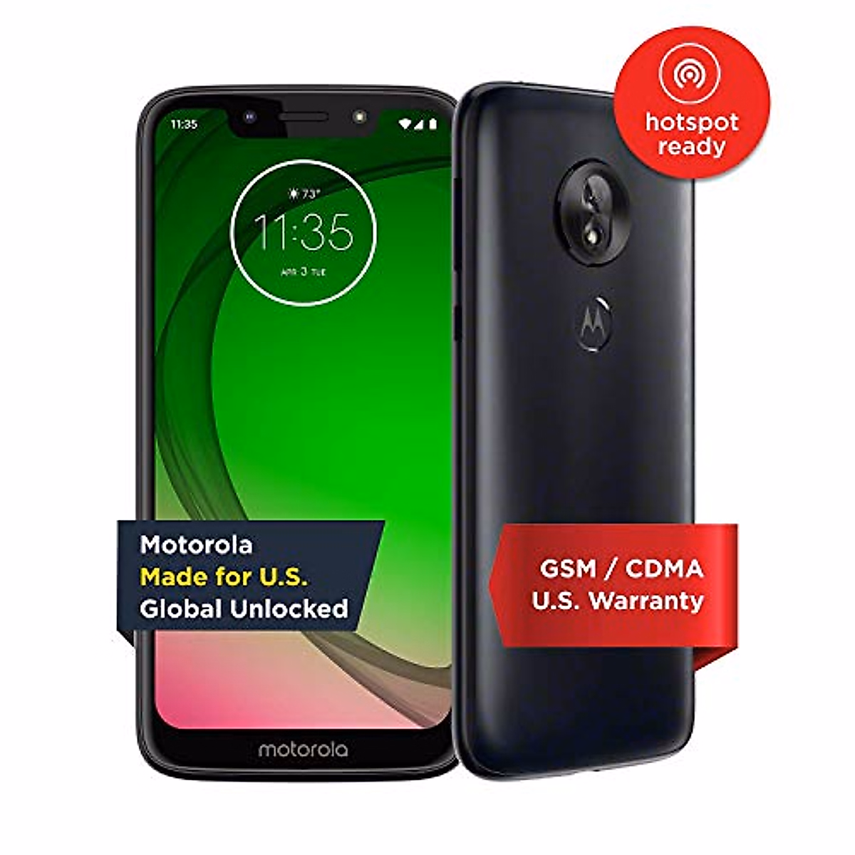 Moto G7 play | Unlocked | Made for US by Motorola | 2/32GB | 13MP Camera | Blue