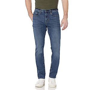 Amazon Essentials Mens Jeans Slim Fit Stretch, Light Wash, 36W x 28L