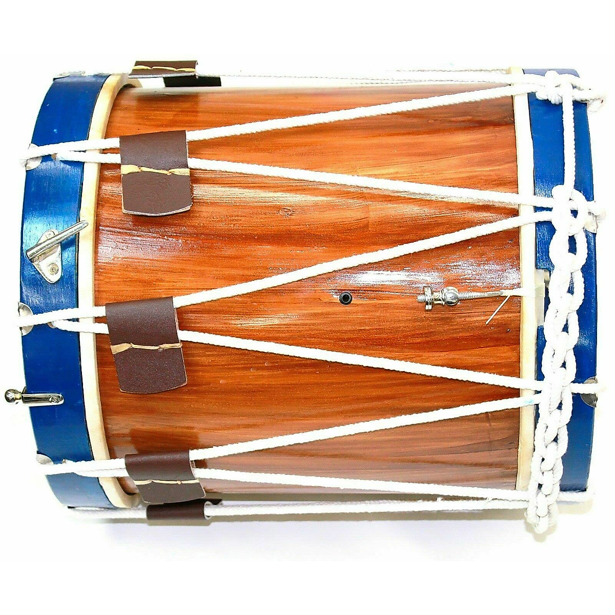 CIVIL WAR DRUM COLONIAL MARCHING REVOLUTIONARY MEDIEVAL Renaissance 14" x 17" INCH SNARE BLUE RIM
