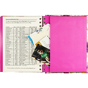 Peony Garden Large Address Book