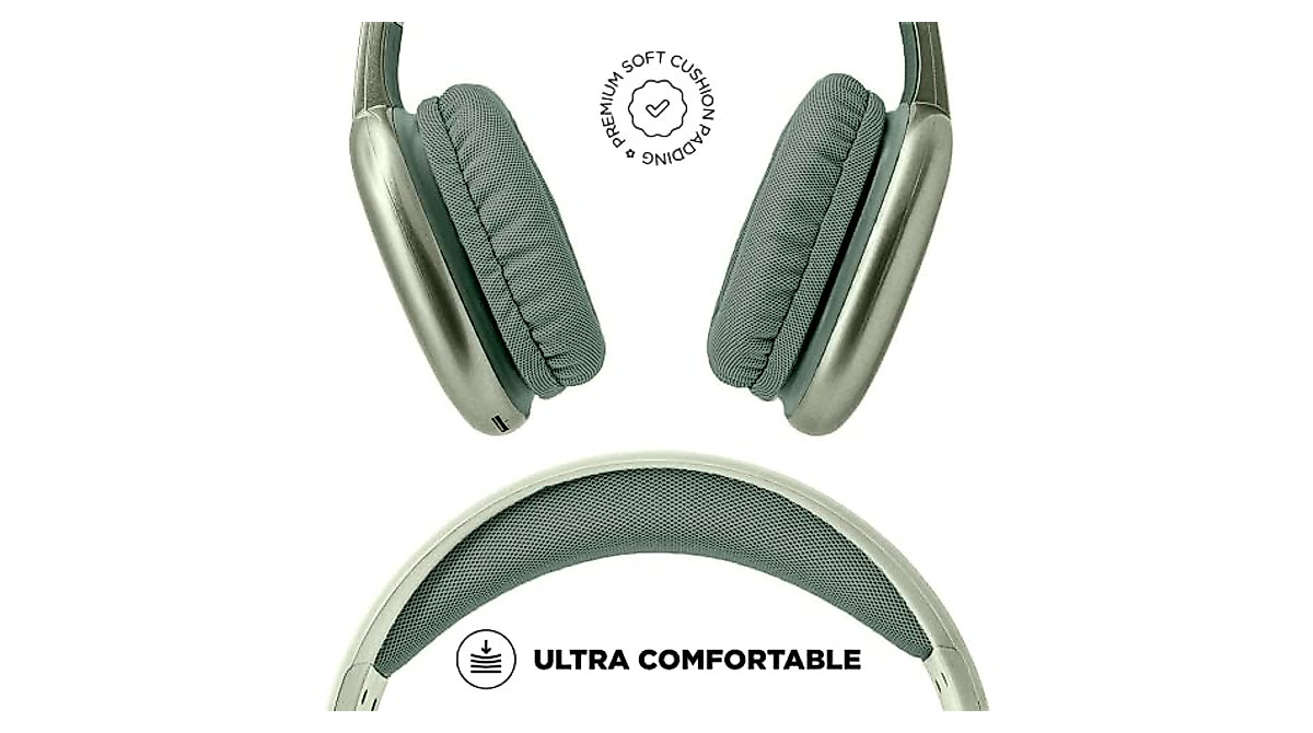 iJoy Ultra Wireless Headphones - 10Hr Playtime & Mic