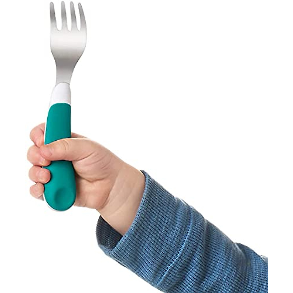 OXO Tot Training Fork and Spoon Set, Teal/Navy (2 Pack) …