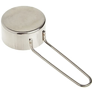 American METALCRAFT, Inc. 1/4 Stainless Steel Measuring Cup, 1/4-Cup, Silver,MCW14